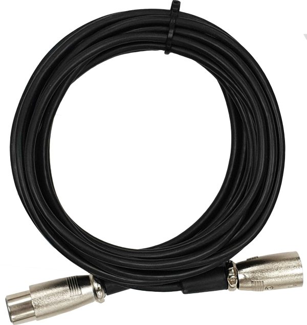 3 pin male to female XLR DMX cable